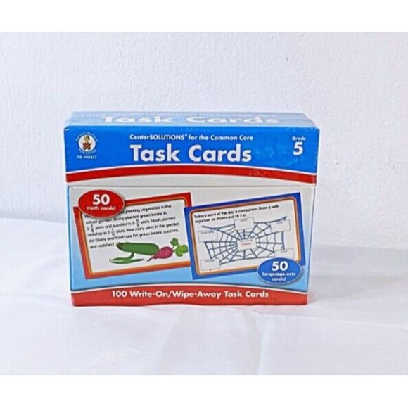 Toys | Task Cards Learning Cards Grade 5 By Carsondellosa Publishing ...